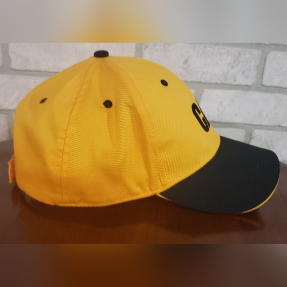Caterpillar | Accessories | Caterpillar Hat Yellow Black Embroidered ...